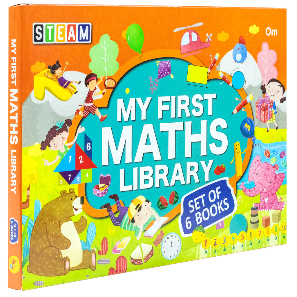 My First MATHS Library Set of 6 Books Collection Set By Shweta Sinha L ...