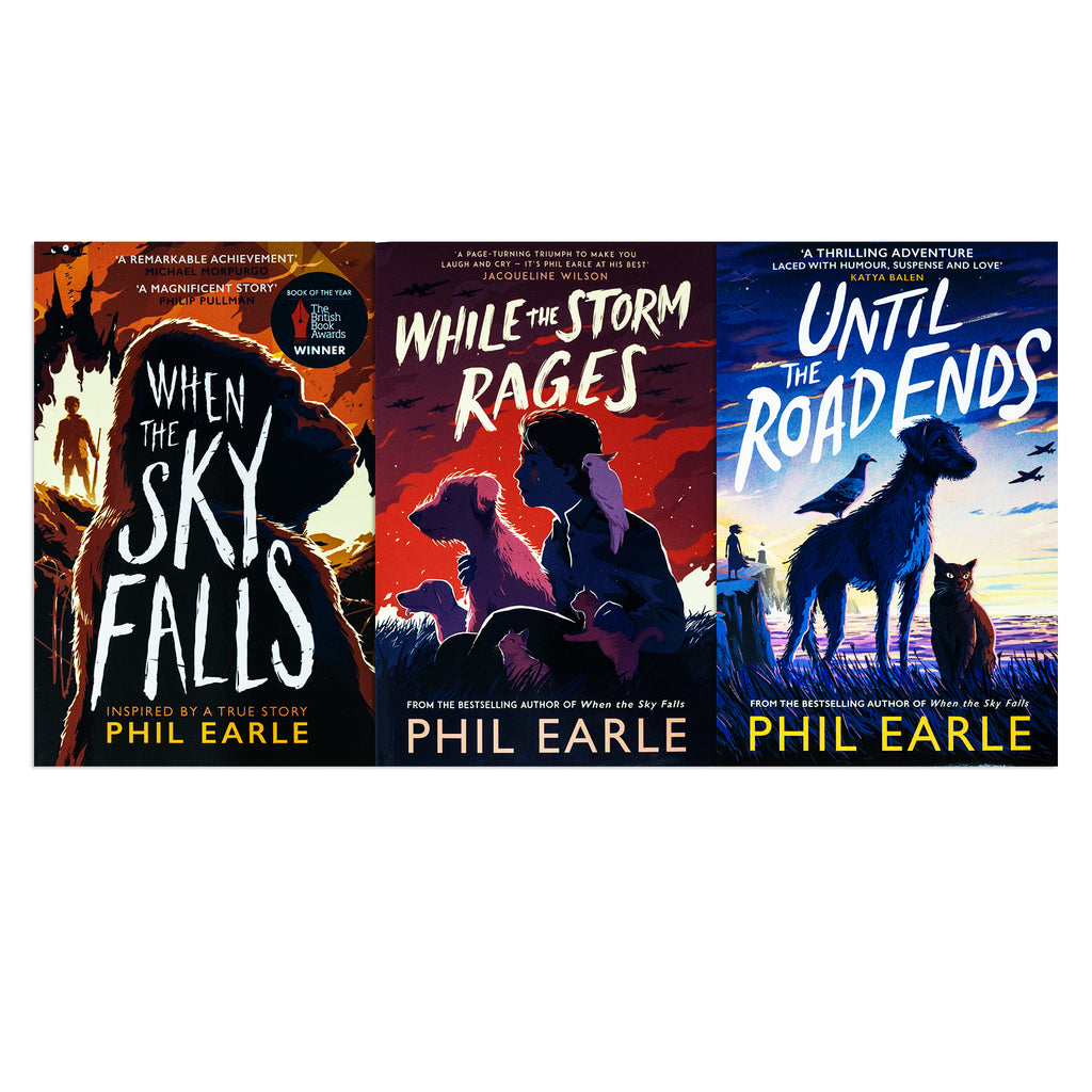 Phil Earle Collection 3 Book Set (While the Storm Rages,Until The Road ...