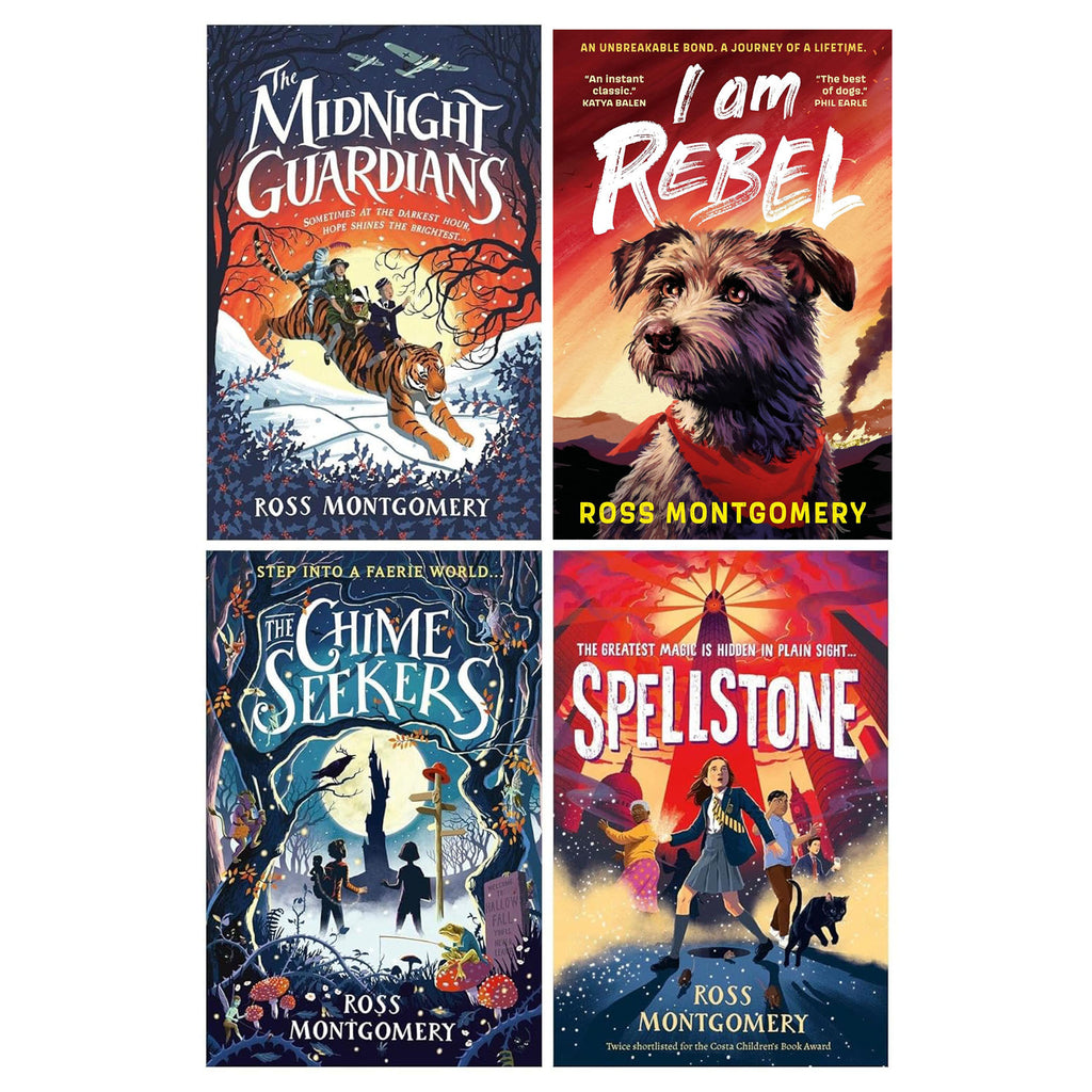 Ross Montgomery 4 Books Collection Set (The Midnight Guardians, The ...