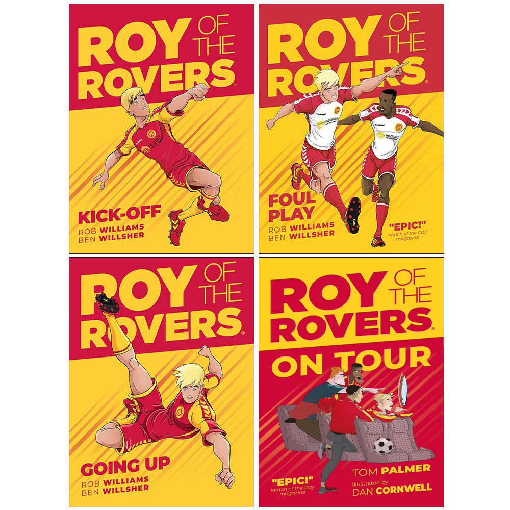 Roy of the Rovers Fiction Collection 4 Books Set By Tom Palmer (Kickof ...