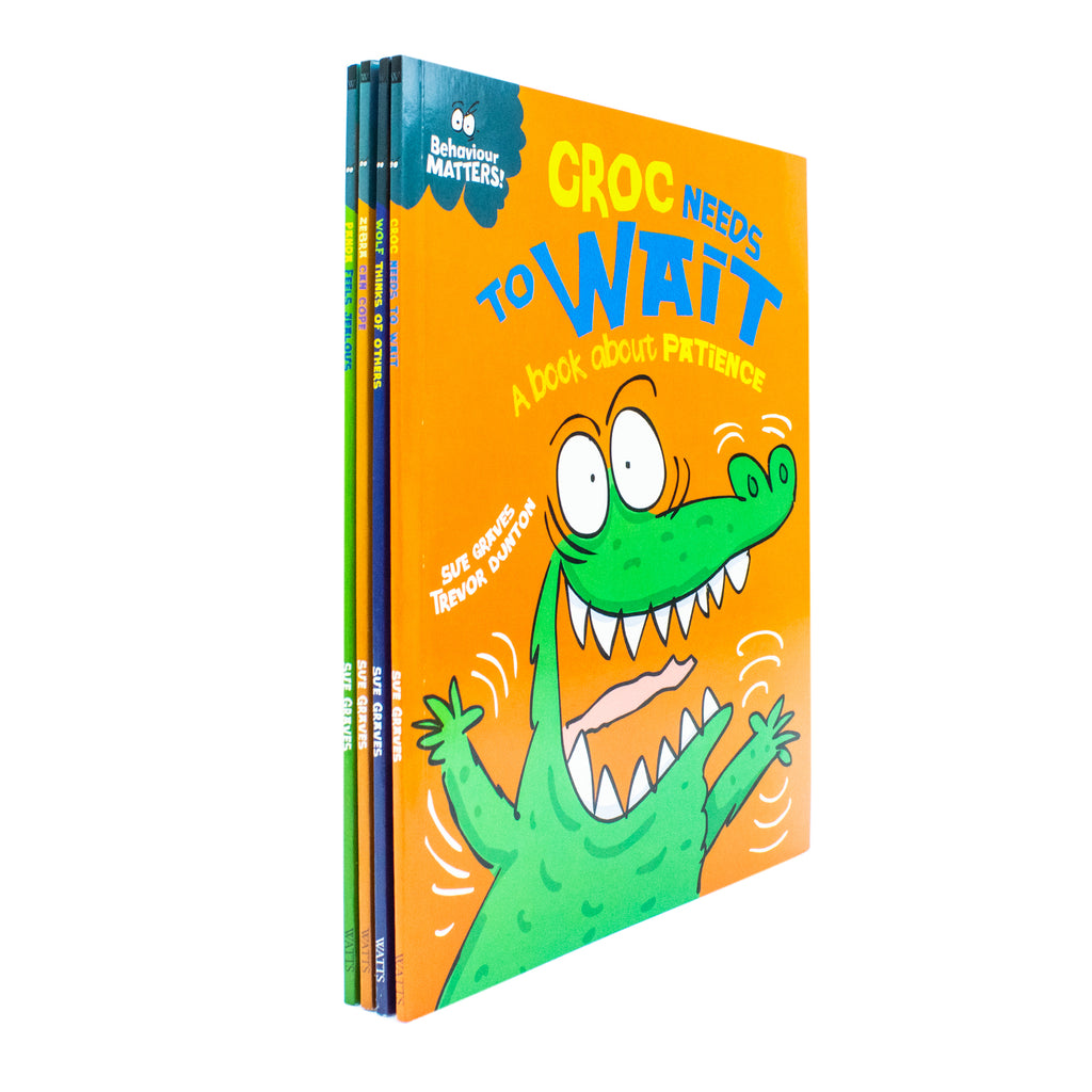 Sue Graves Behaviour Matters Collection 4 Books Set Series 2 (Croc Nee ...