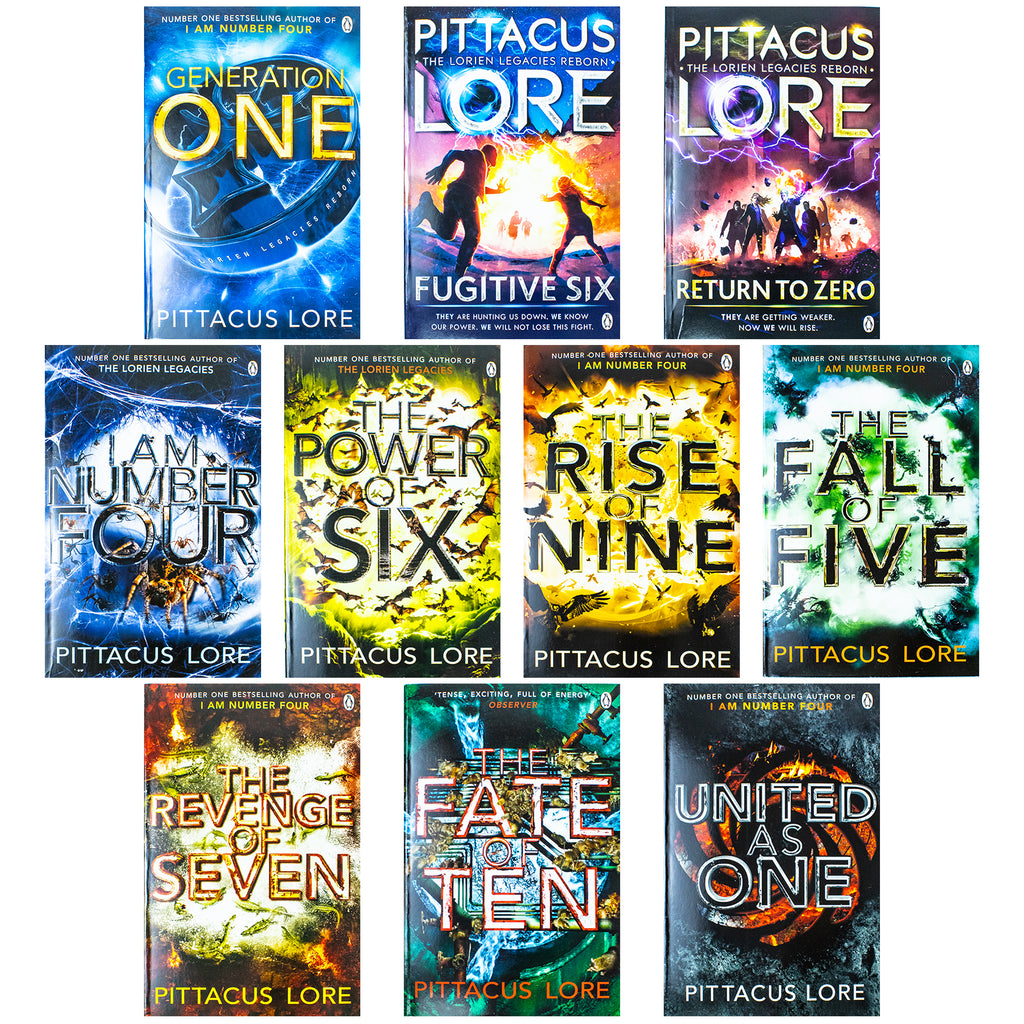 The Lorien Legacies Series By Pittacus Lore 10 Books Collection Set ...