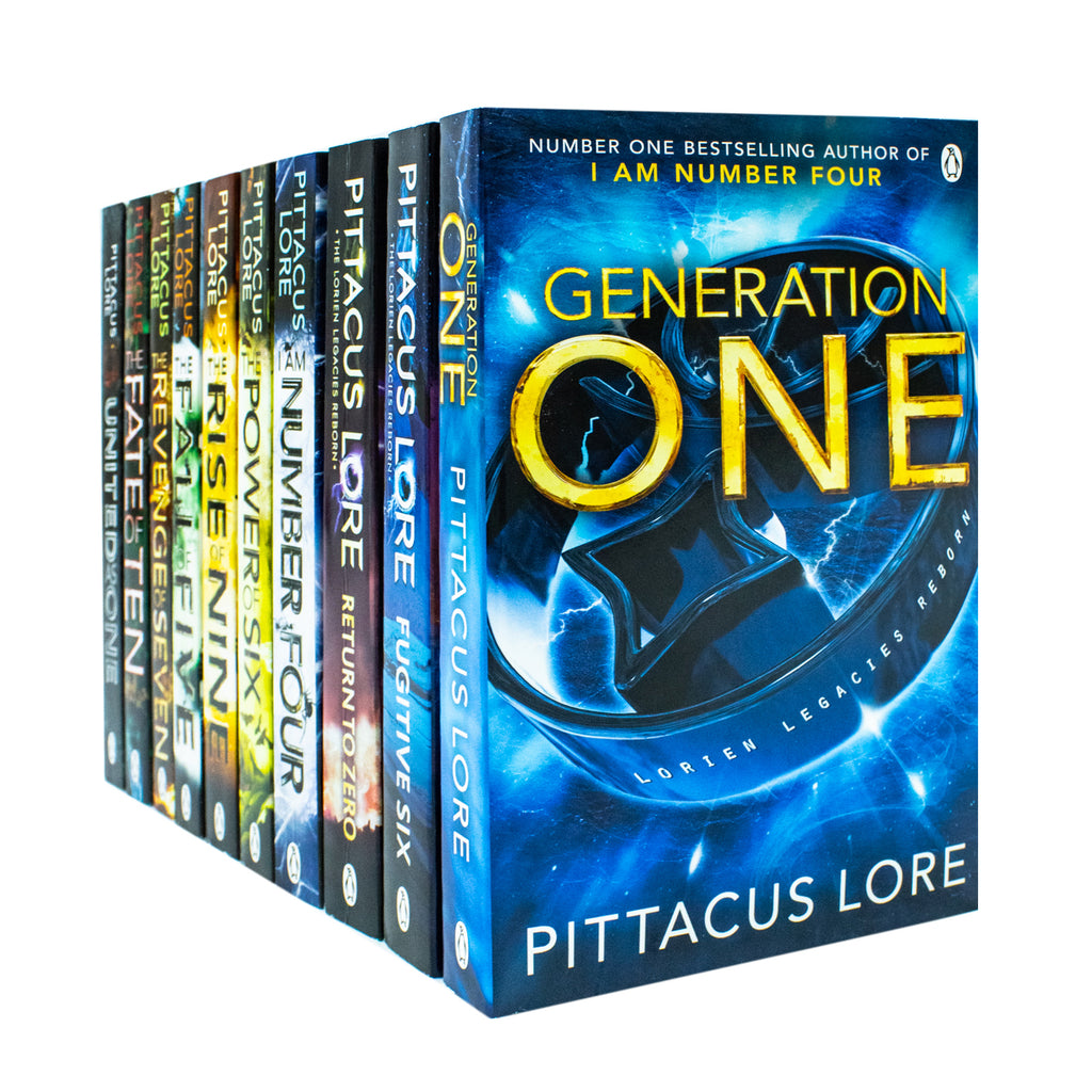 The Lorien Legacies Series By Pittacus Lore 10 Books Collection Set ...