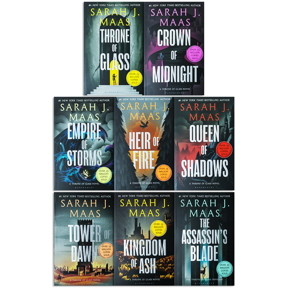 Throne of Glass 8 Books Box Set By Sarah J. Maas – Lowplex Books