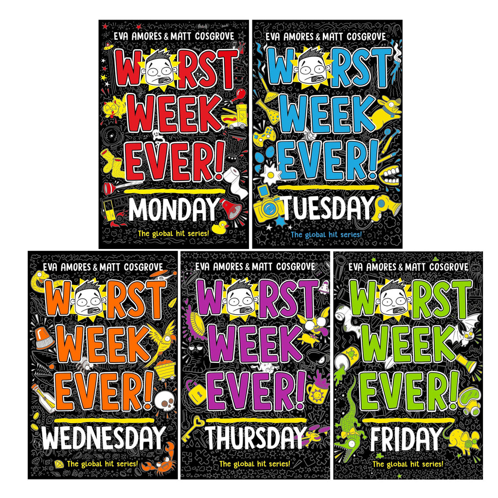 Worst Week Ever! Series 5 Books Collection Set (Worst Week Ever! Monda ...
