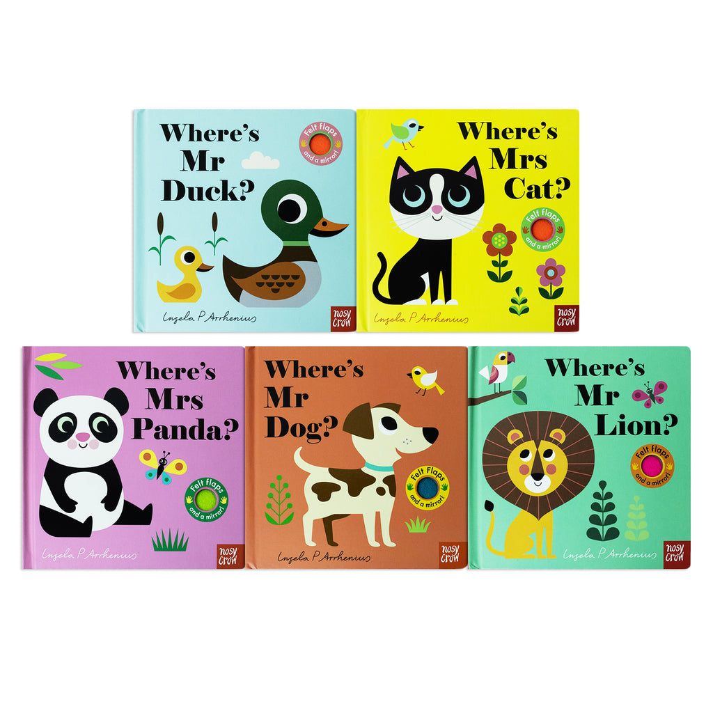 Felt Flaps and the Mirror Series 5 Books Collection Set By Ingela P Ar ...