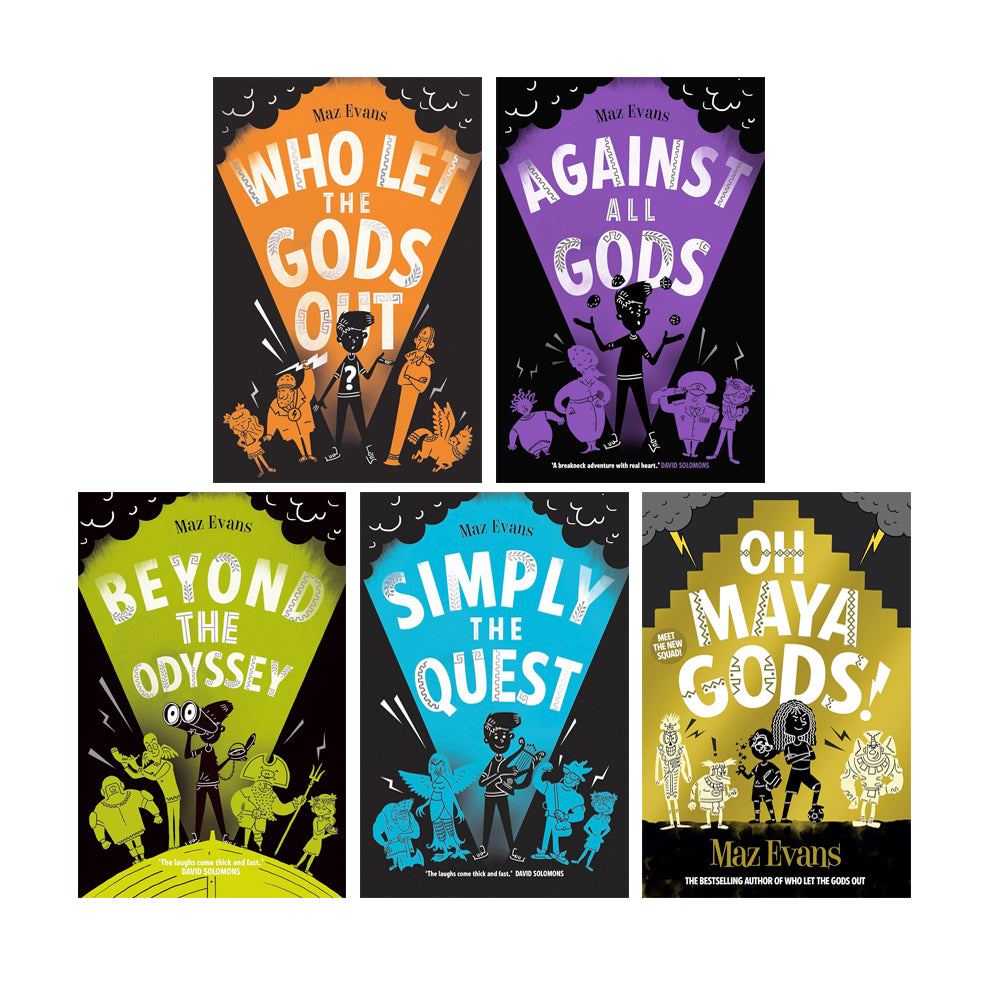 Who Let the Gods Out Series 5 Books Colletion Set By Maz Evans ...
