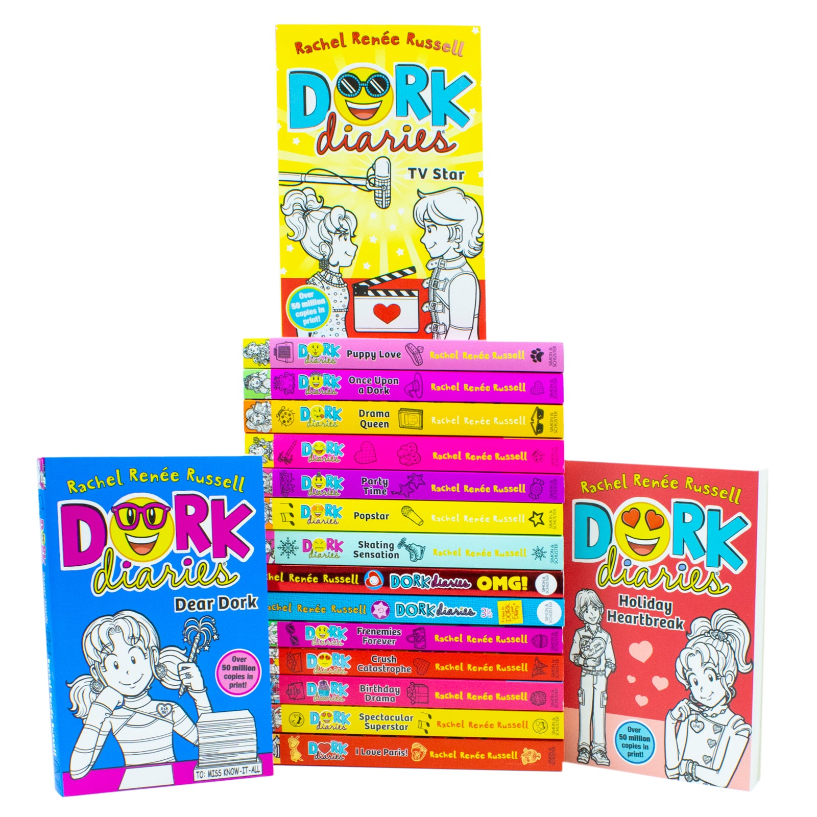 Dork Diaries 17 Book Set Collection By Rachel Renee Russell – Lowplex Books