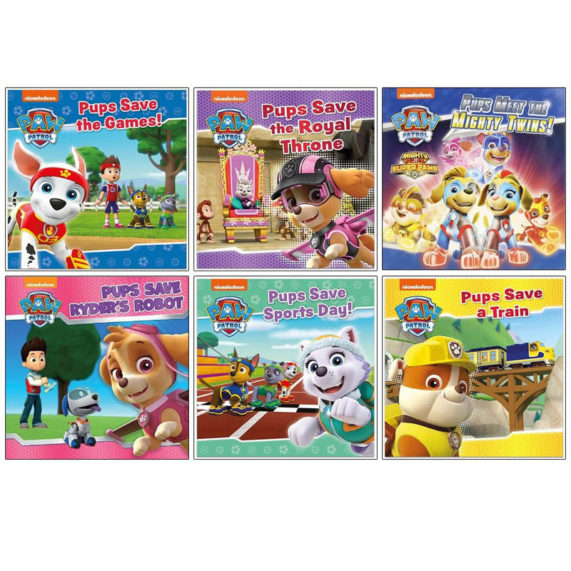 Paw Patrol 6 Books Set - Adventure and Fun for Kids Age 8+ – Lowplex Books