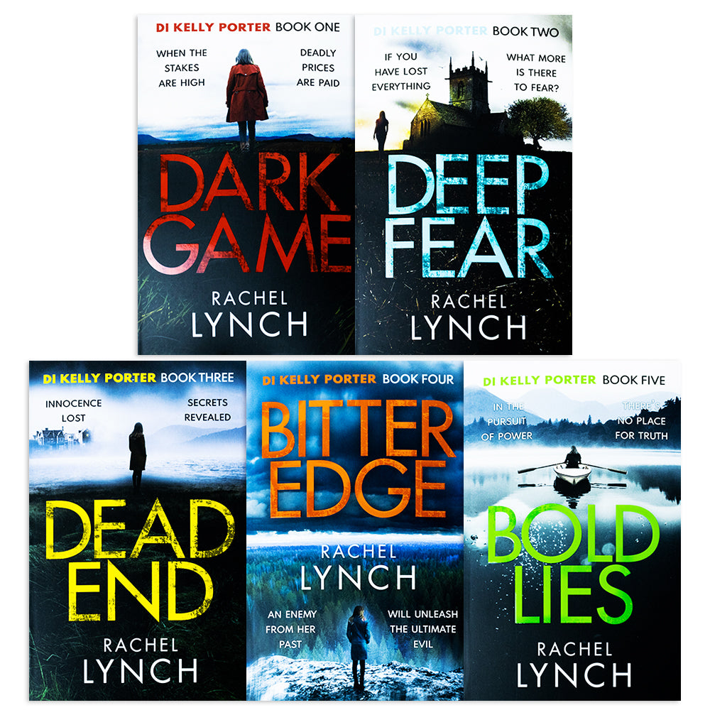Rachel Lynch Series DI Kelly Porter 5 Books Collection Set - ( Dark Ga ...