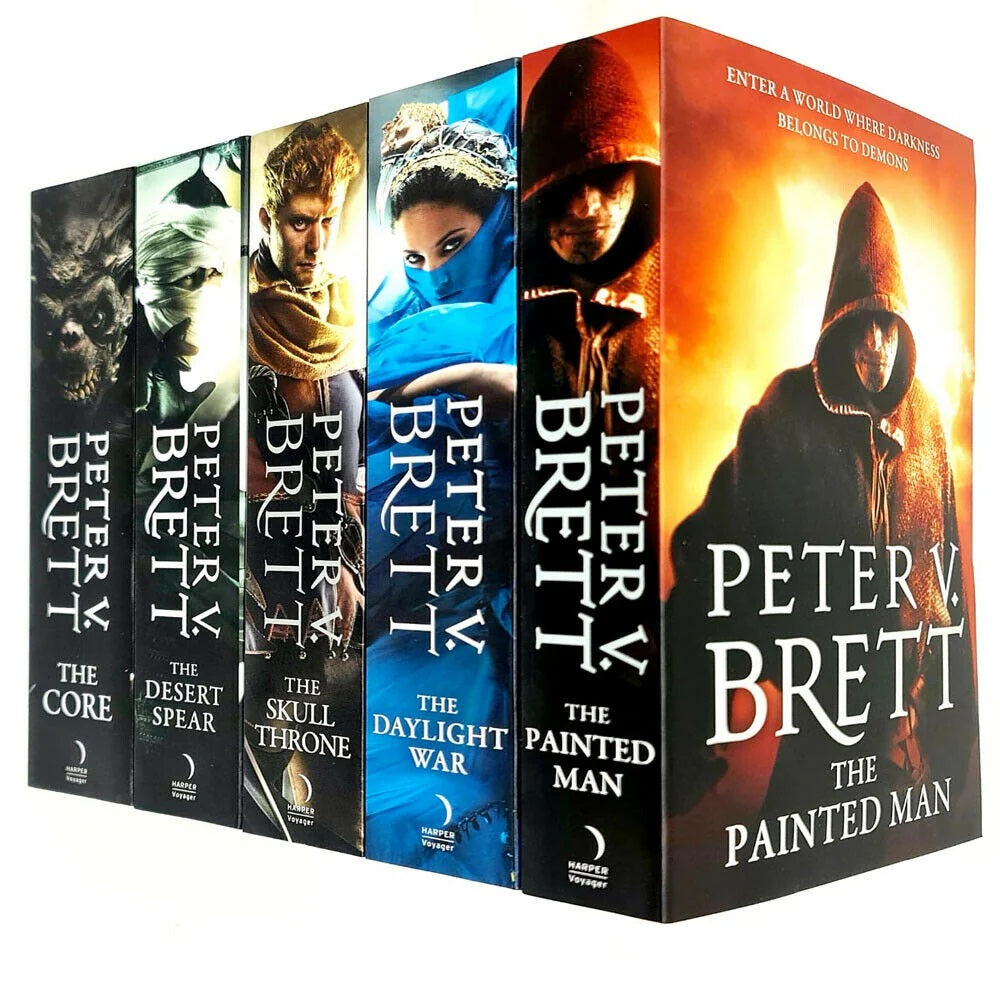 The Demon Cycle Series By Peter V. Brett Collection 5 Books Set The Pa ...