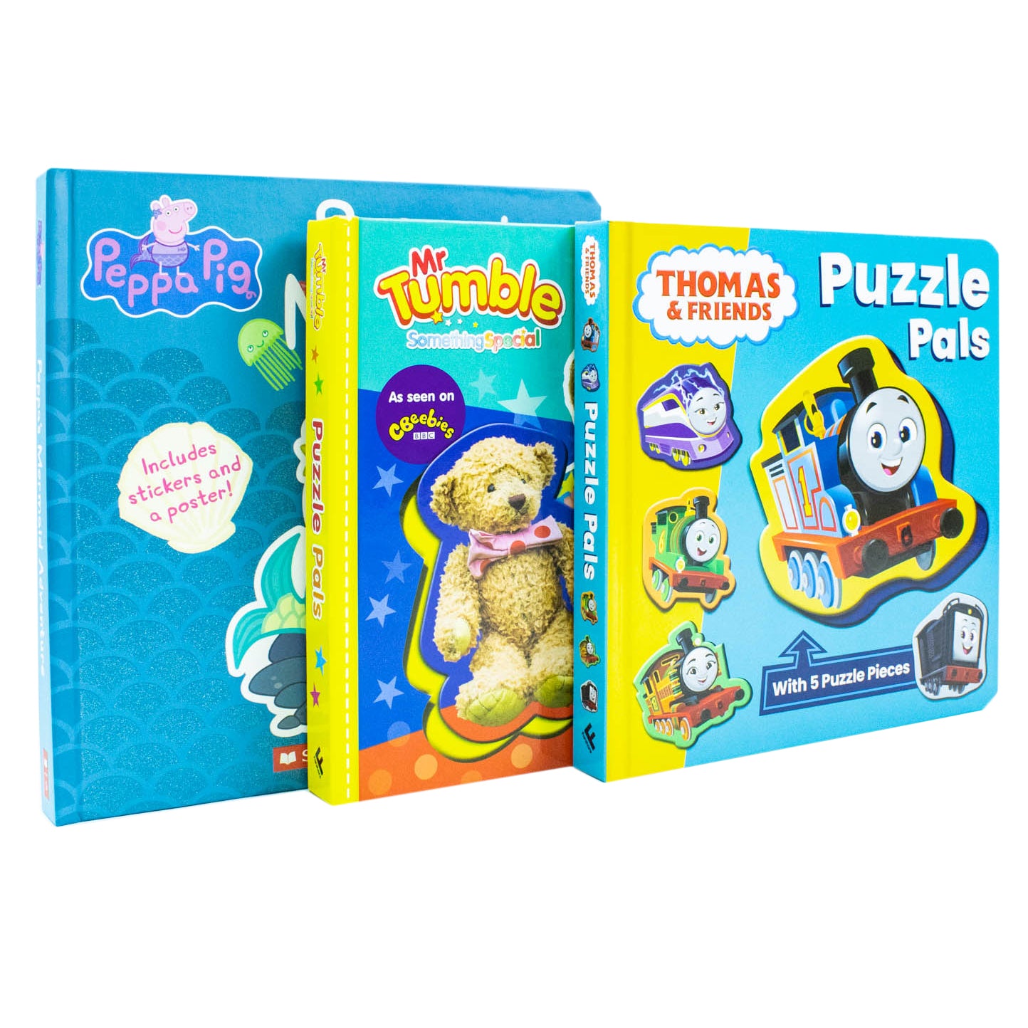 Thomas & Friends Puzzle Pal, Mr Tumble Puzzle Pal and Peppa's Mermaid ...