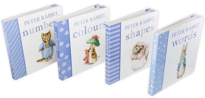 Beatrix Potter Peter Rabbit: My First Library 4 Board Book Collection ...