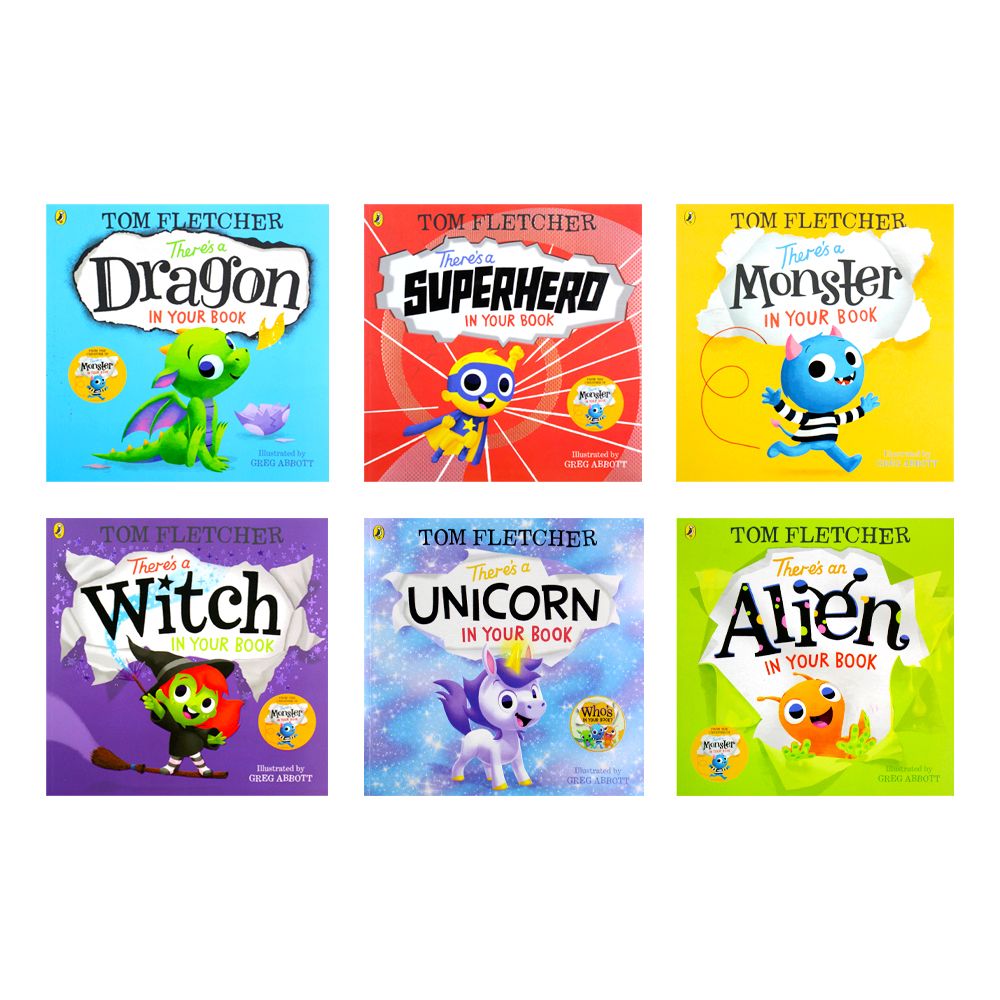 Tom Fletcher Whos in Your Book Collection 6 Books Set – Lowplex Books