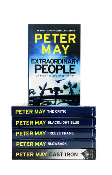 Peter May Enzo File Series Collection 6 Books Set Extraordinary People ...
