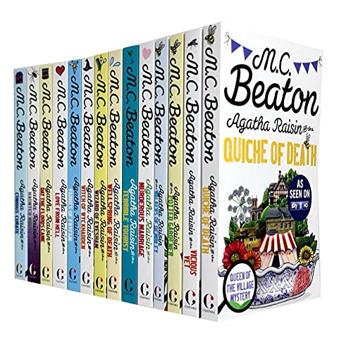 Agatha Raisin Series 14 Books Collection Set By M C Beaton – Lowplex Books