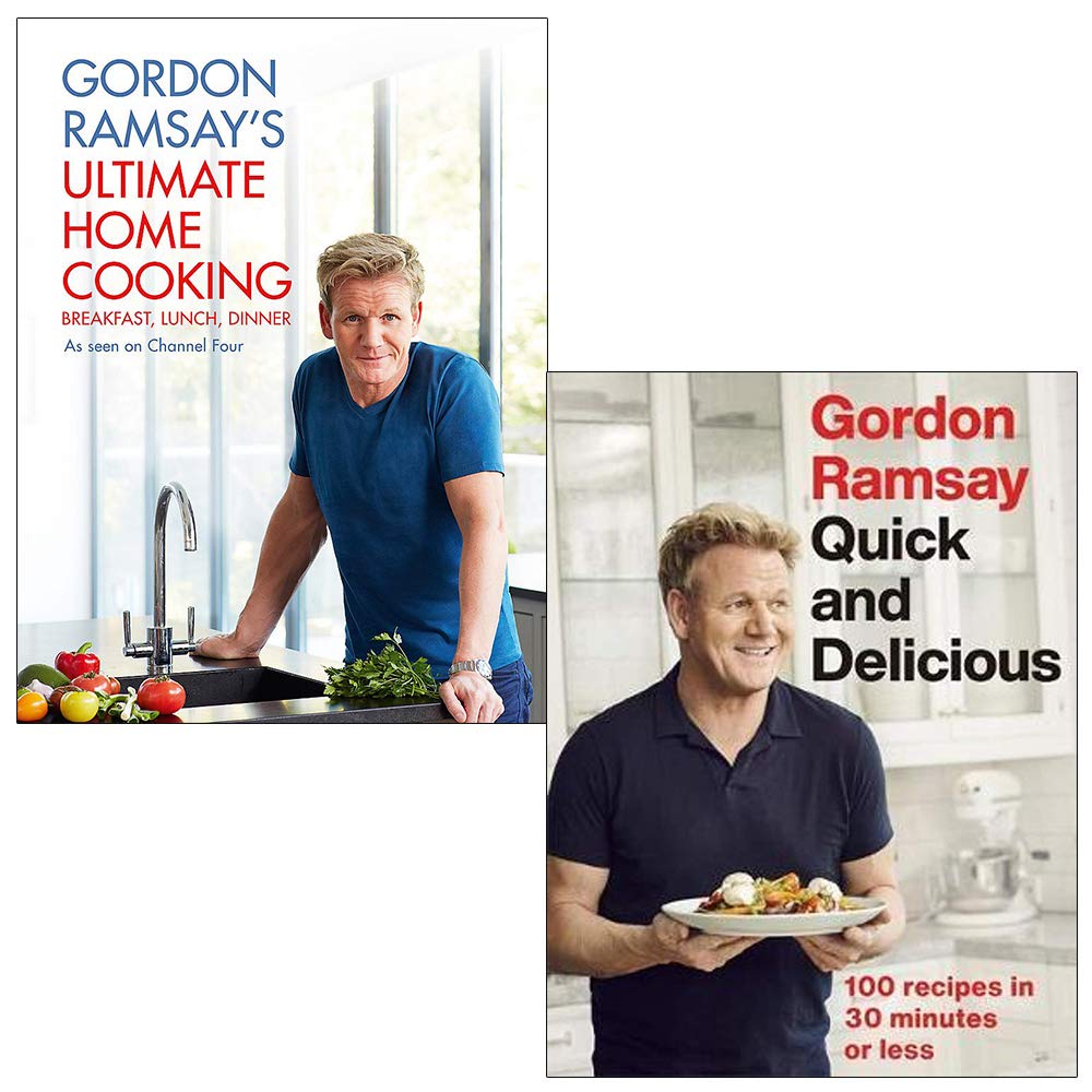 Gordon Ramsay 2 Books Set, Quick & Delicious, Ultimate Home Cooking ...