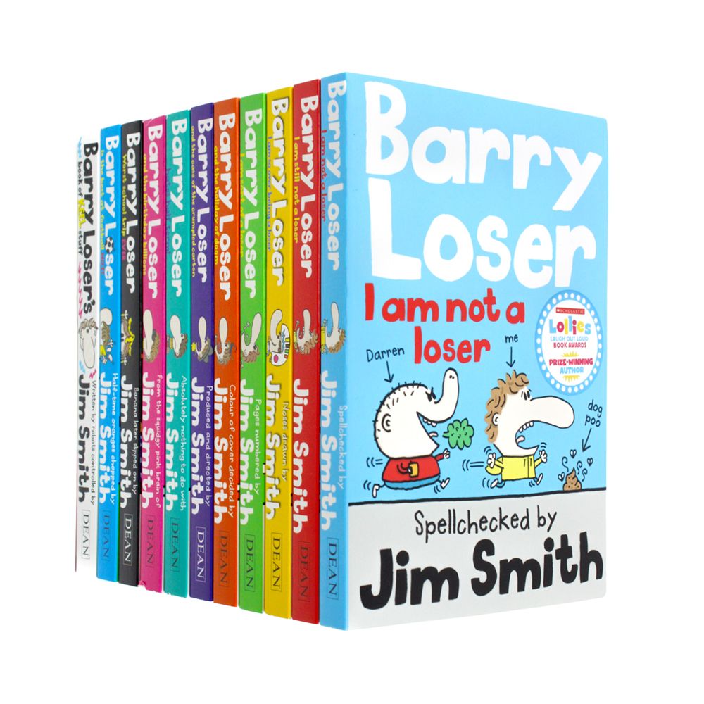 Barry Loser 11 Books Collection Set Jim Smith Best at football NOT, bi ...
