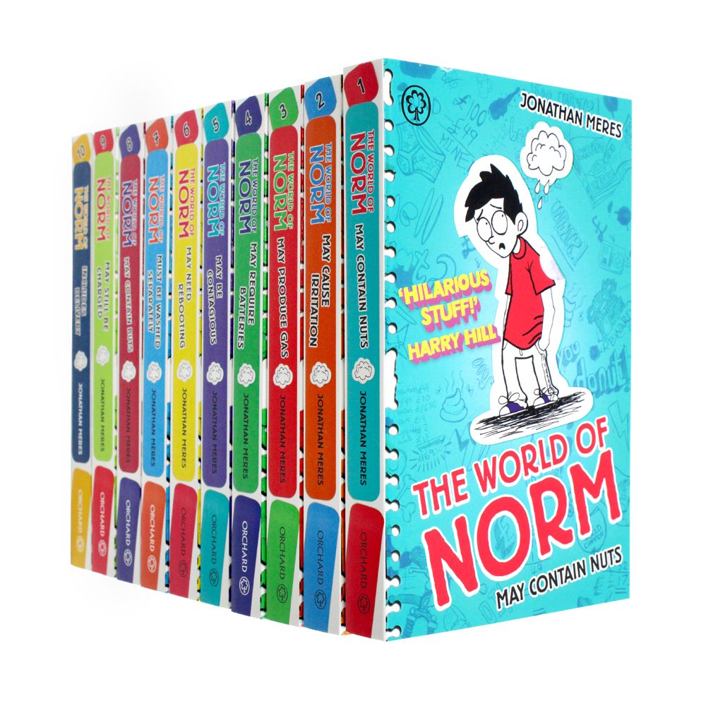 The World of Norm Collection Jonathan Meres 10 Books Set World book da ...