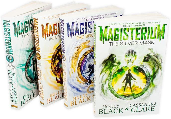 Magisterium Series 4 Books Set Collection Copper Gauntlet, Silver Mask ...