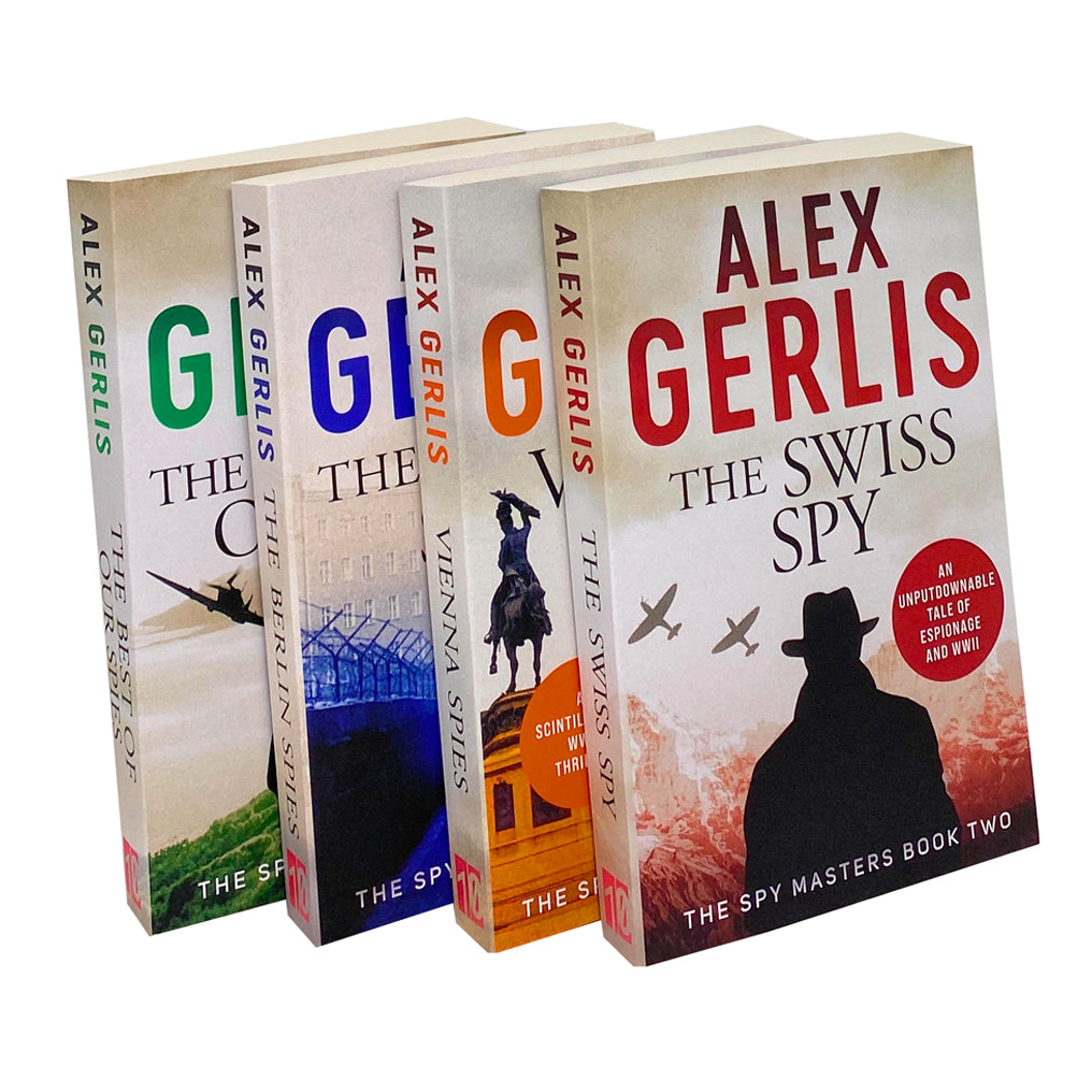 Alex Gerlis Spy Masters Series 4 Books Collection Set – Lowplex Books