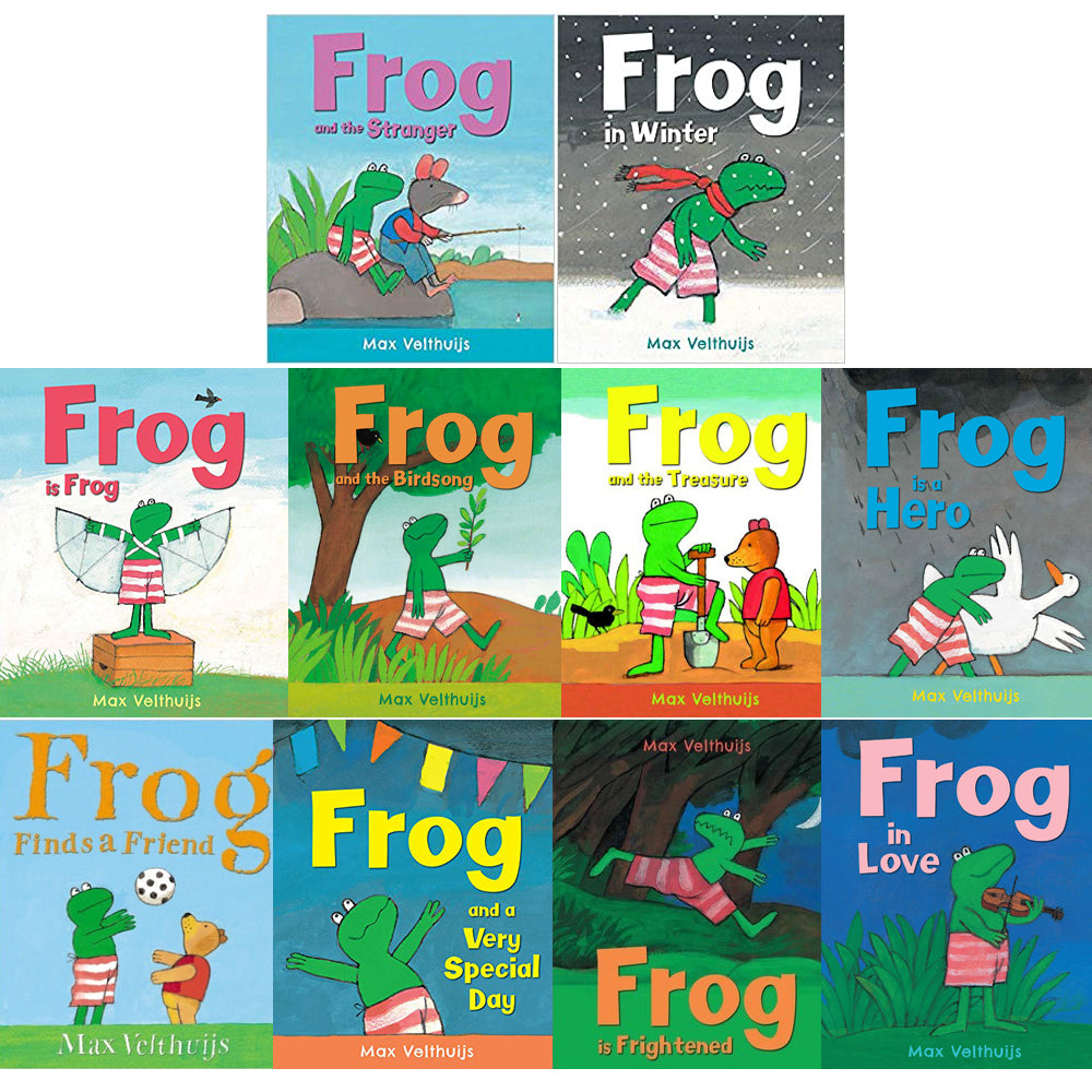 Frog Series 10 Picture Flat Books Collection Set by Max Velthuijs ...