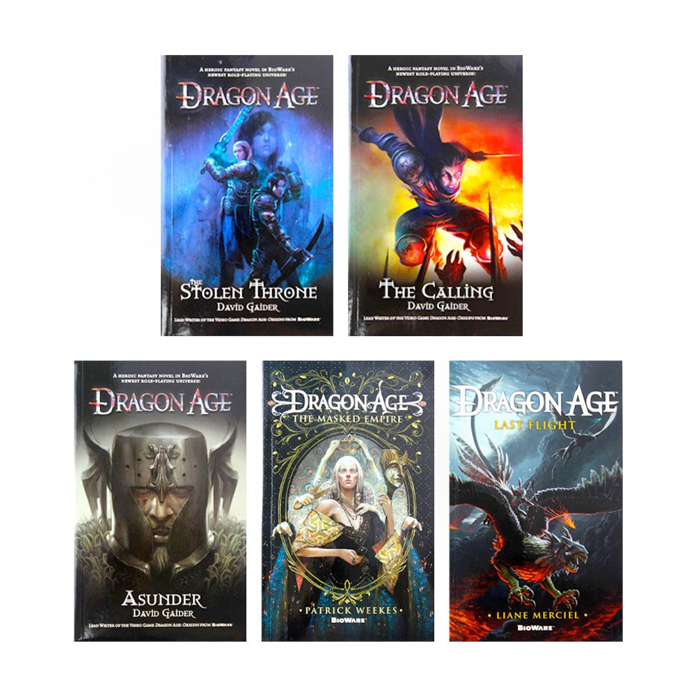 Dragon Age Series David Gaider Collection 5 Books Set Inc Asunder, Sto ...