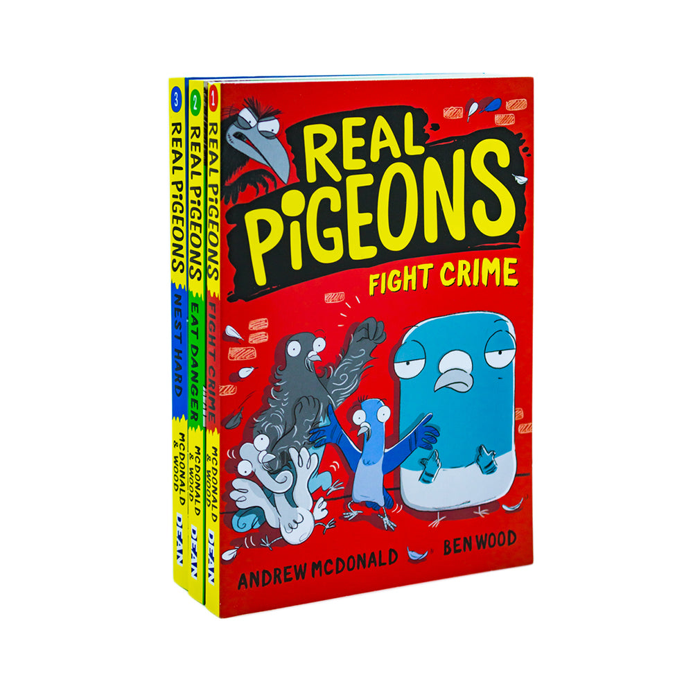 Real Pigeons Series Children Collection 3 Books Set By Andrew McDonald ...