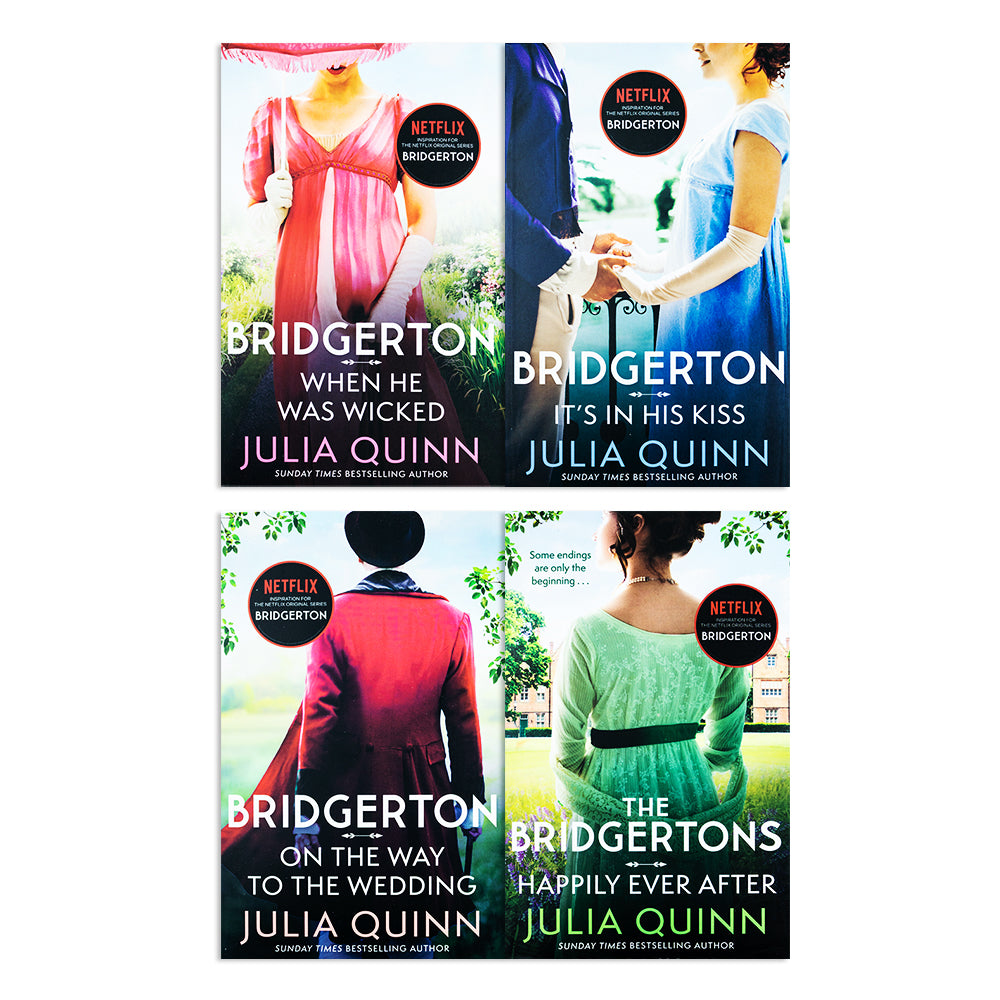 Julia Quinn Bridgerton Family Series 6-9 Collection 4 Books Set (When ...