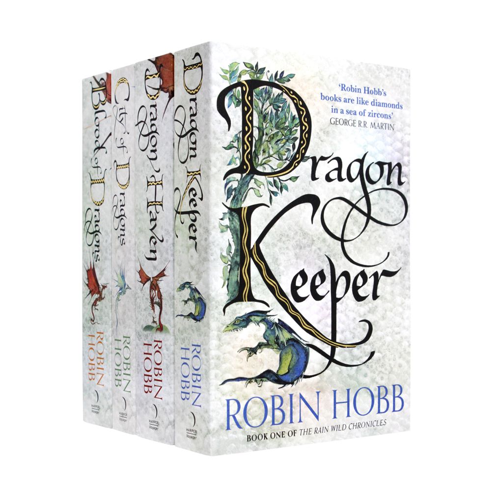 Robin Hobb Trilogy 4 Books Set The Rain Wild Chronicles Collection ...
