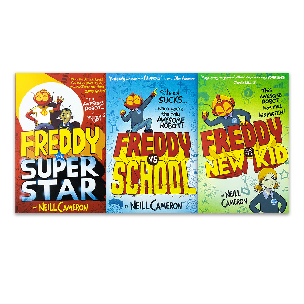 Awesome Robot Chronicles Series by Neill Cameron – Lowplex Books