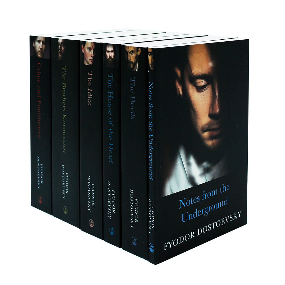 The Complete Collection of Fyodor Dostoevsky 6 Books Box Set Notes Fro ...