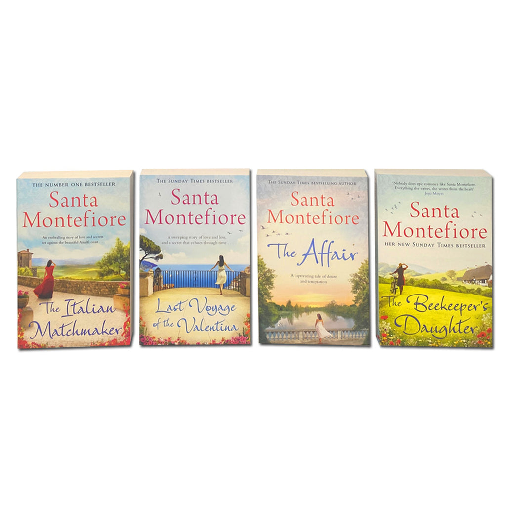 Santa Montefiore Collection 4 Book Set Inc The Affair, Italian Match M ...