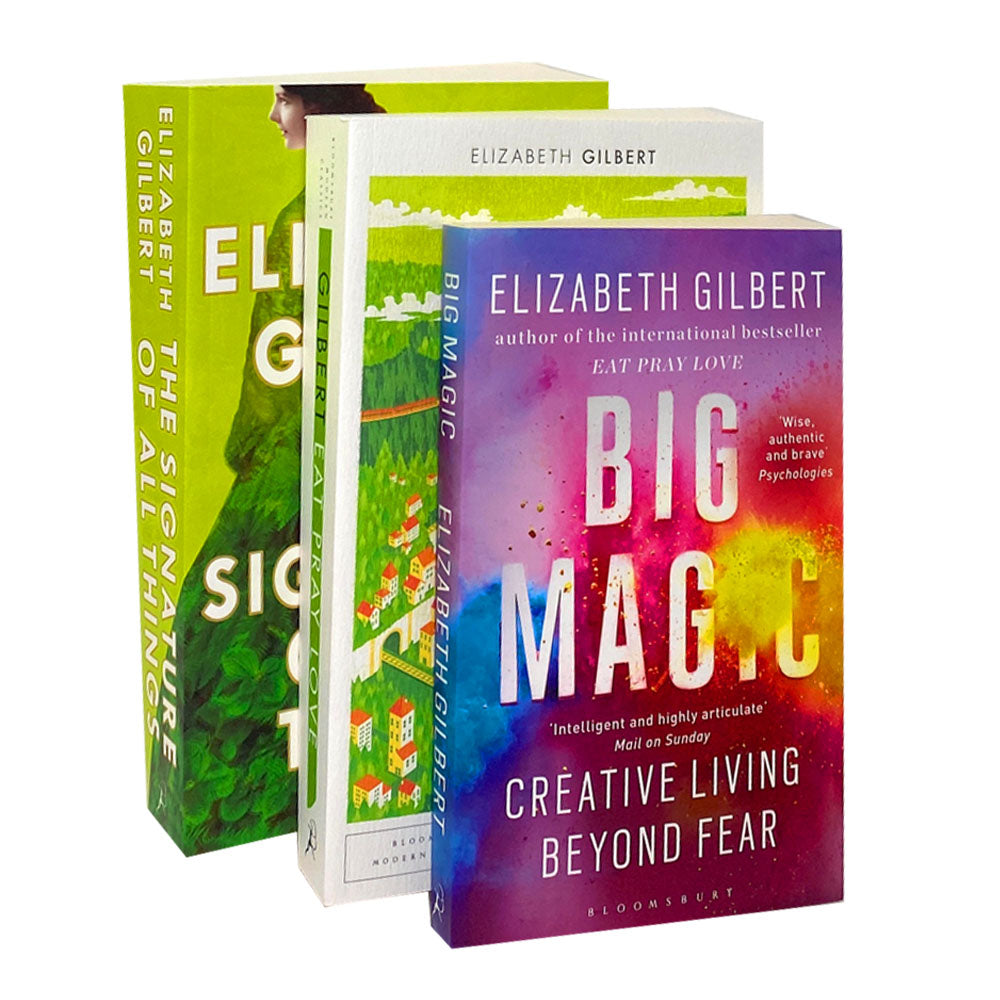 Elizabeth Gilbert 3 Books Collection Set Big Magic,Signature of All Th ...