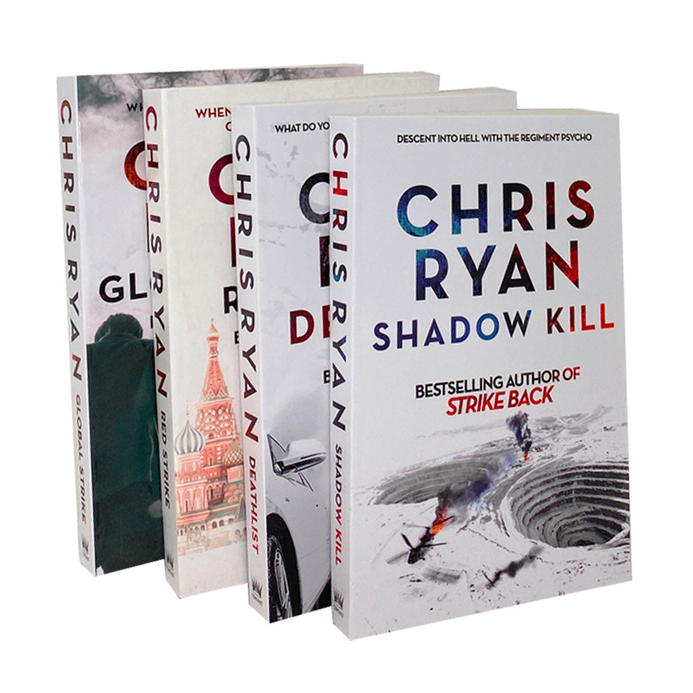 Strike Back Series 4 Books Collection Set by Chris Ryan Red Strike, Gl ...