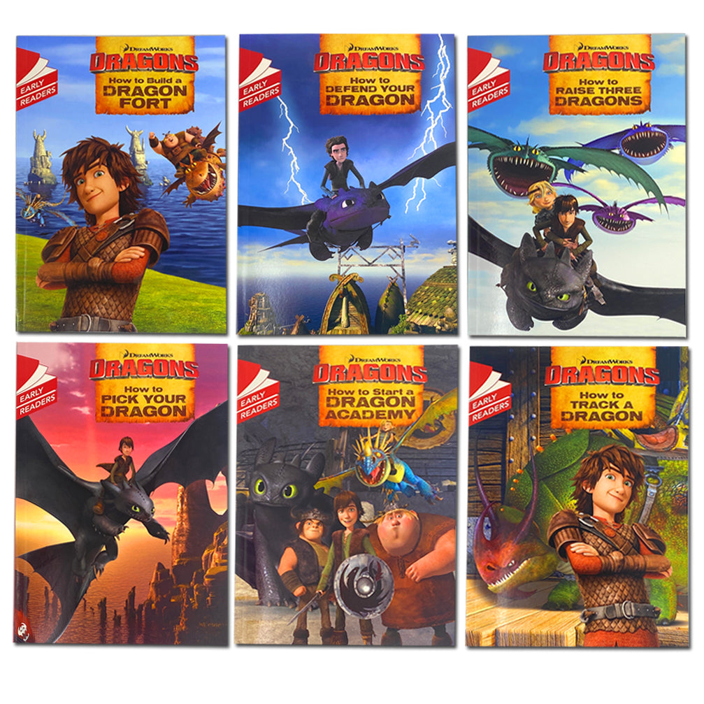 How to Train your Dragon DreamWorks Readers Series 6 Books Collection ...