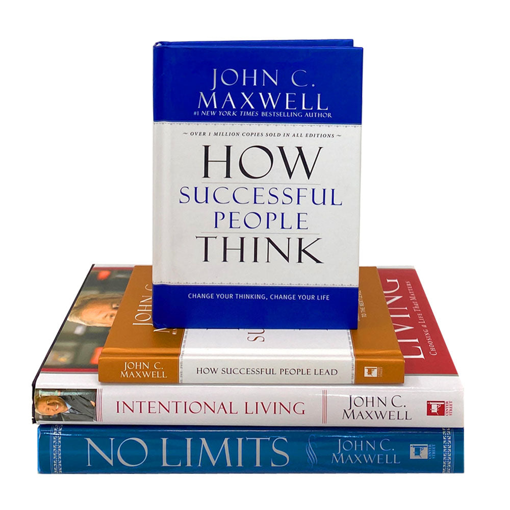 John C Maxwell 4 Books Set Collection, How Successful people think ...