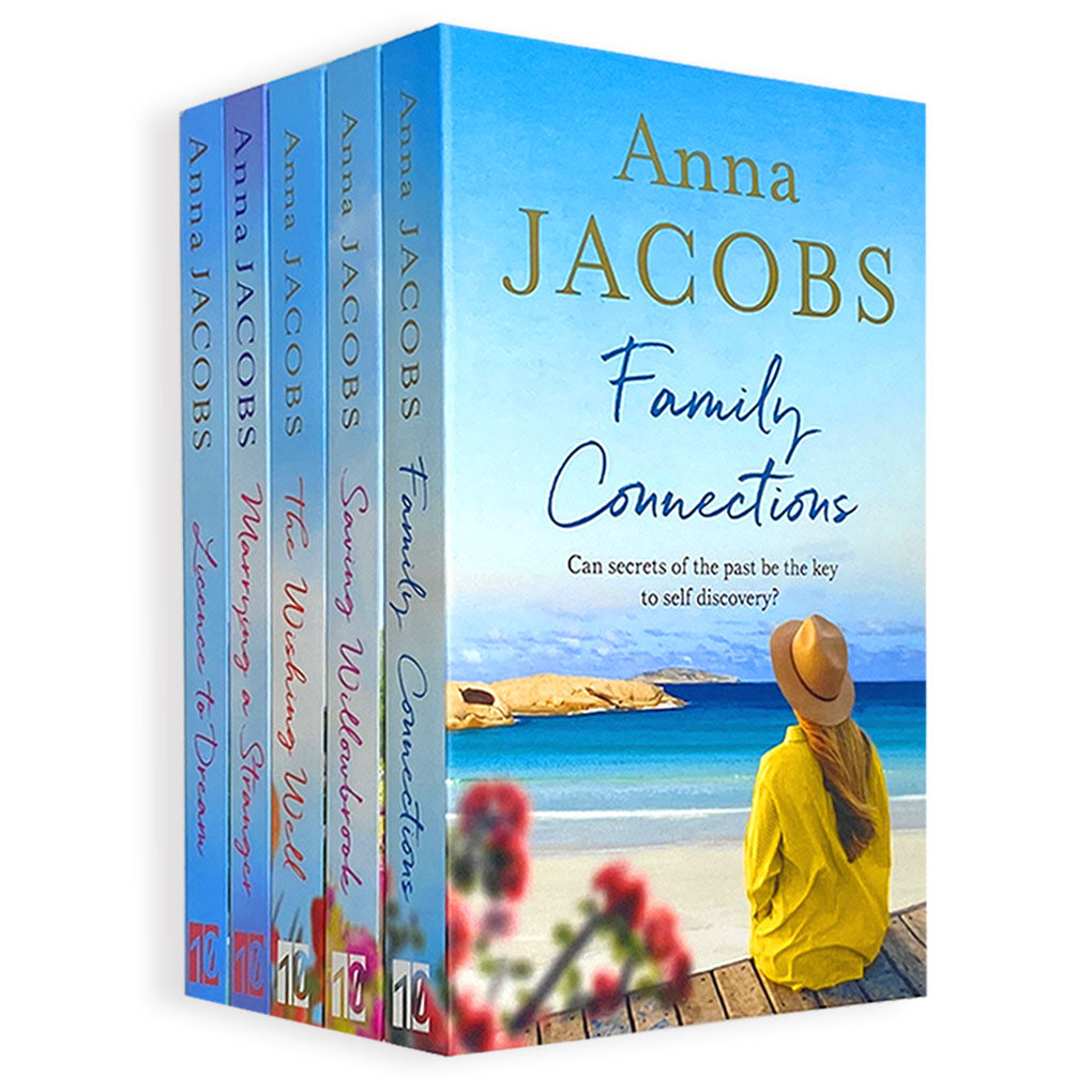 Anna Jacobs Collection 5 Books Set Marrying a Stranger, Licence to Dre ...