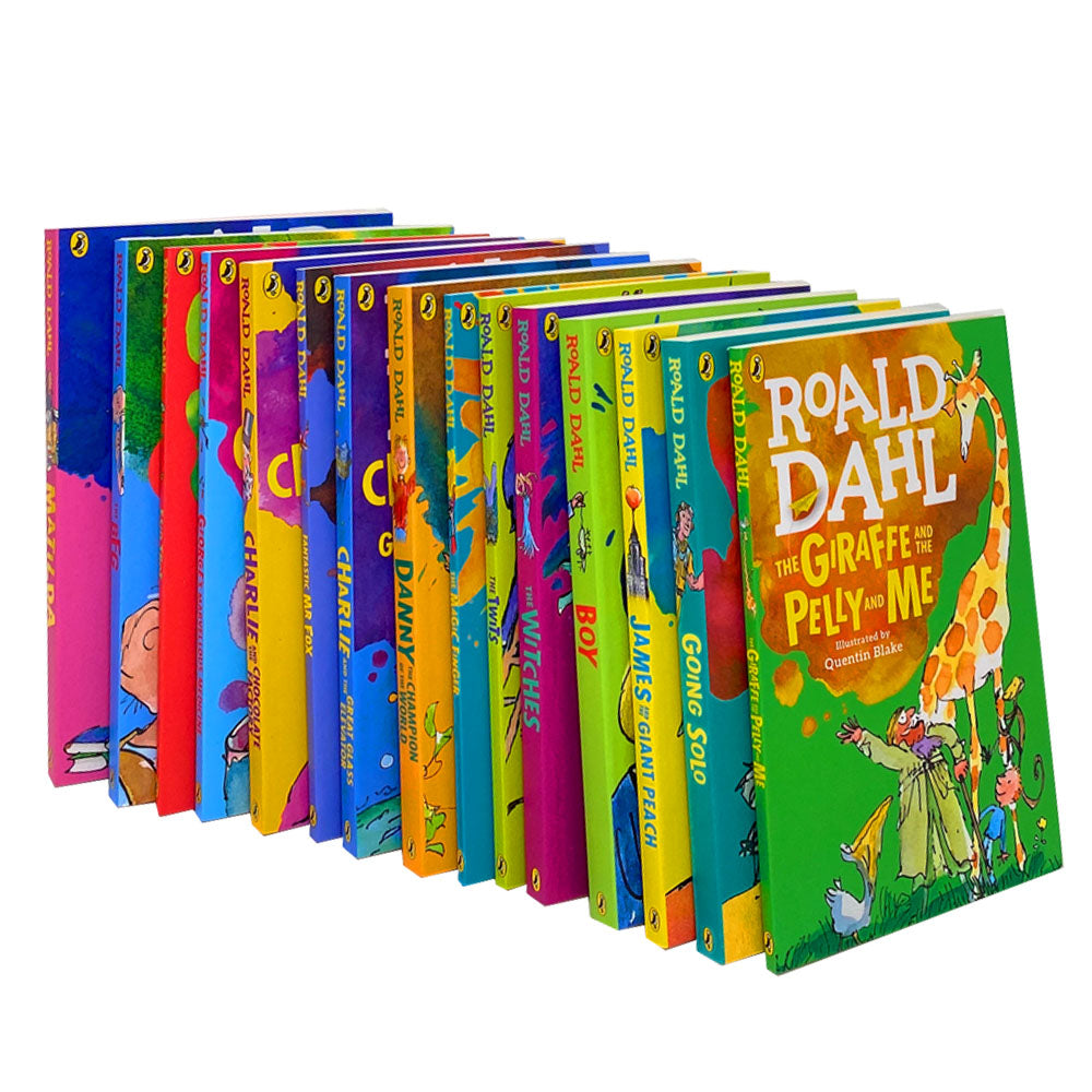 Roald Dahl 15 Books Set Collection New Covers, Going Solo, Matilda ...