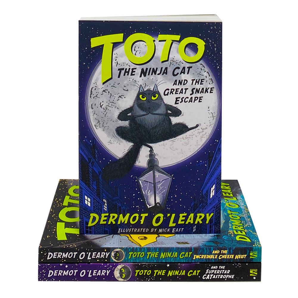 Toto the Ninja Cat Series 3 Books Collection Set By Dermot OLeary ...