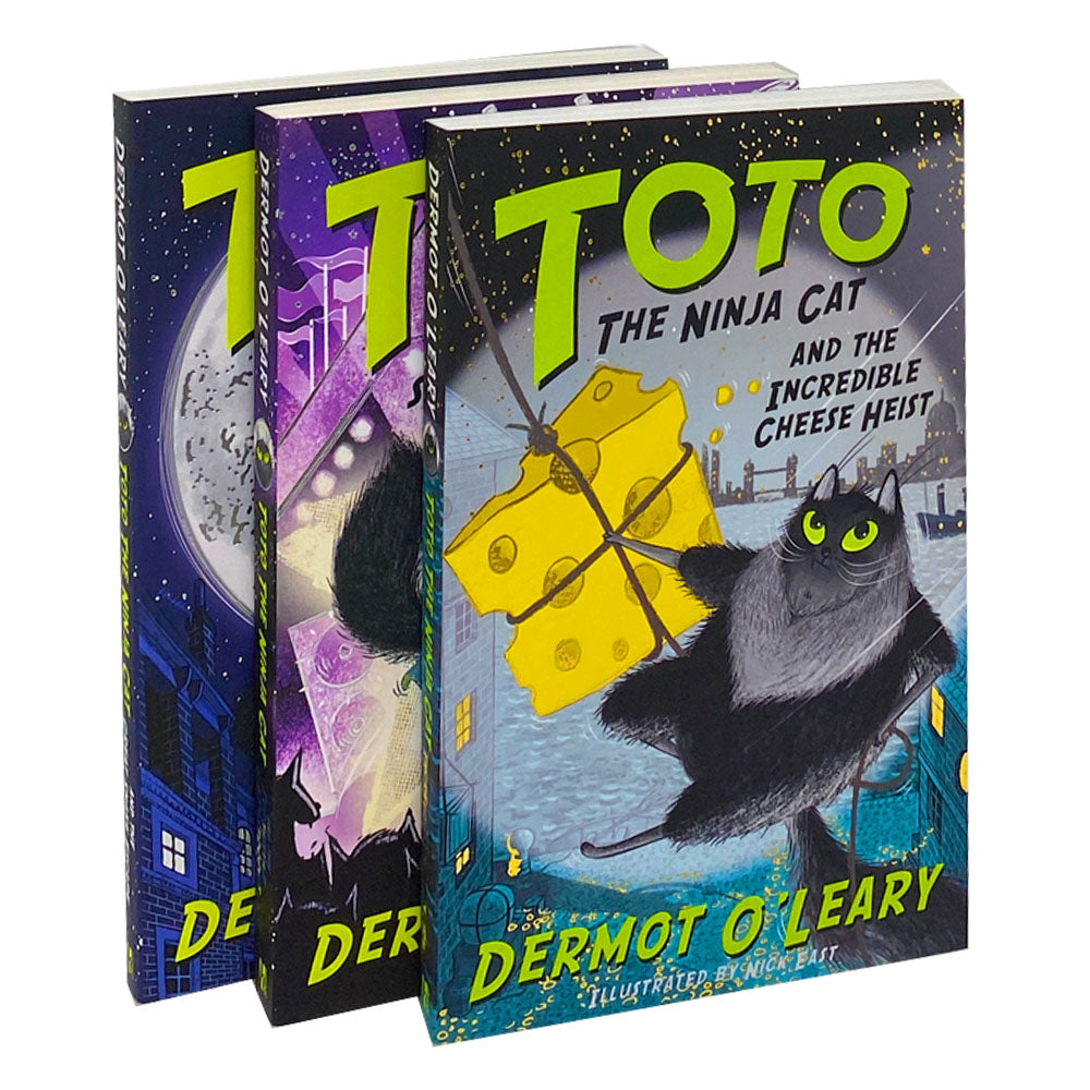Toto the Ninja Cat Series 3 Books Collection Set By Dermot OLeary ...