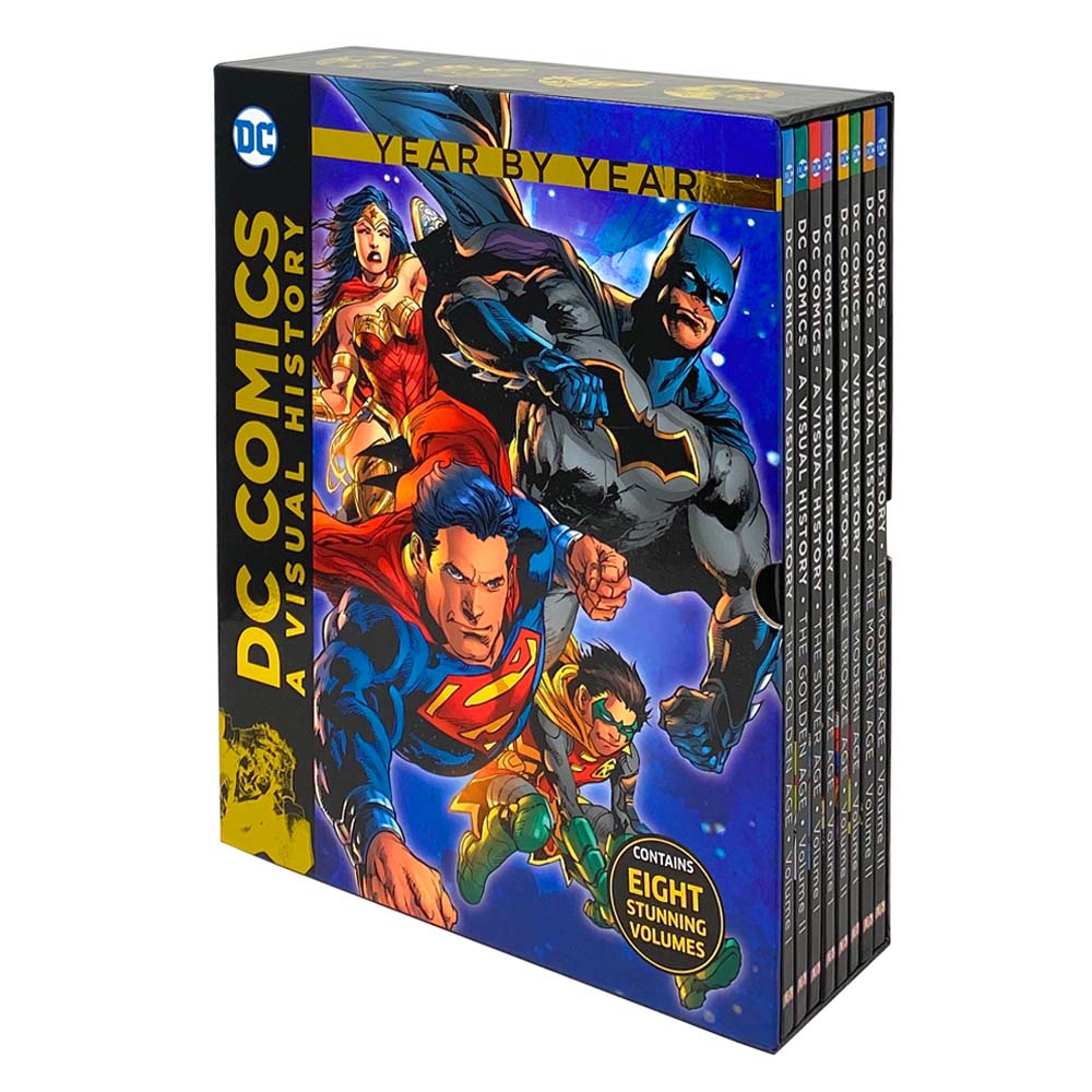 DC Comics: A Visual History Collection 8 Books Set Contains Eight Stun ...