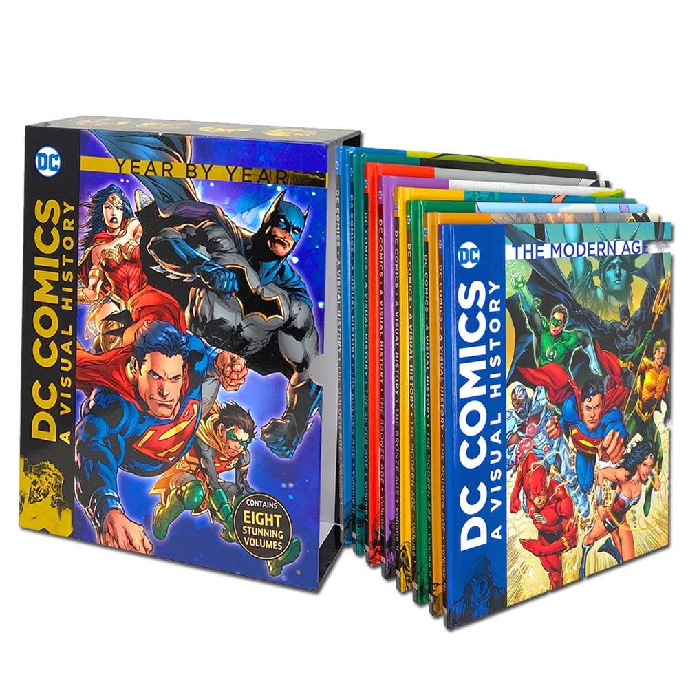 DC Comics: A Visual History Collection 8 Books Set Contains Eight Stun ...
