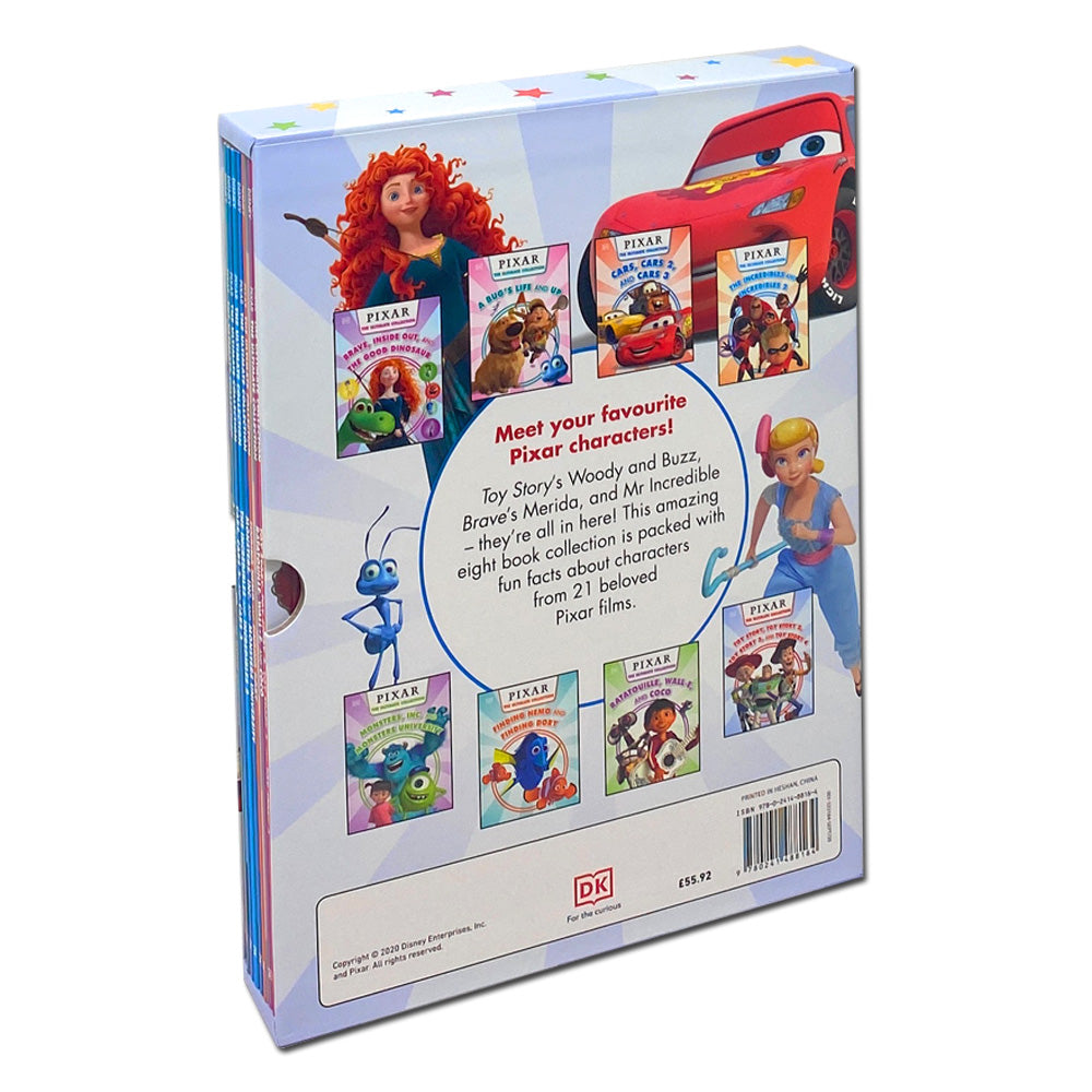 Pixar The Ultimate Collection 8 Books Box Set, Brave, Up, Cars ...