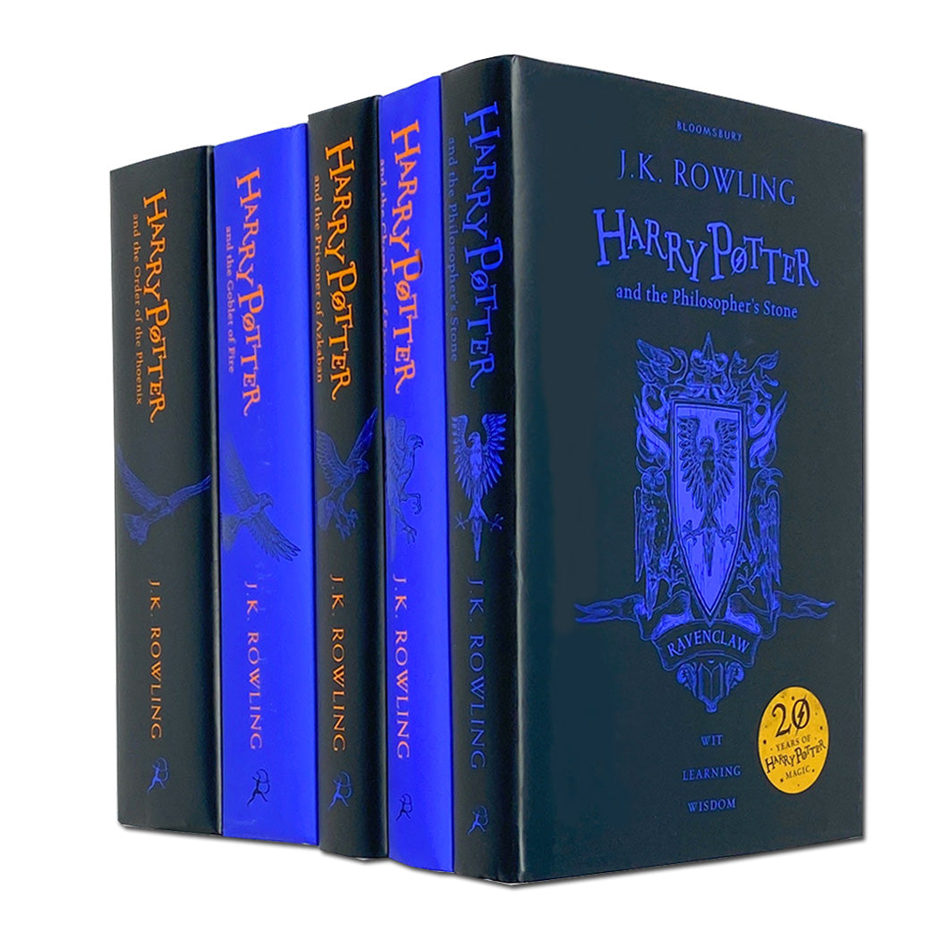 Harry Potter 5 Books Set Collection Ravenclaw Edition By J.K Rowling ...