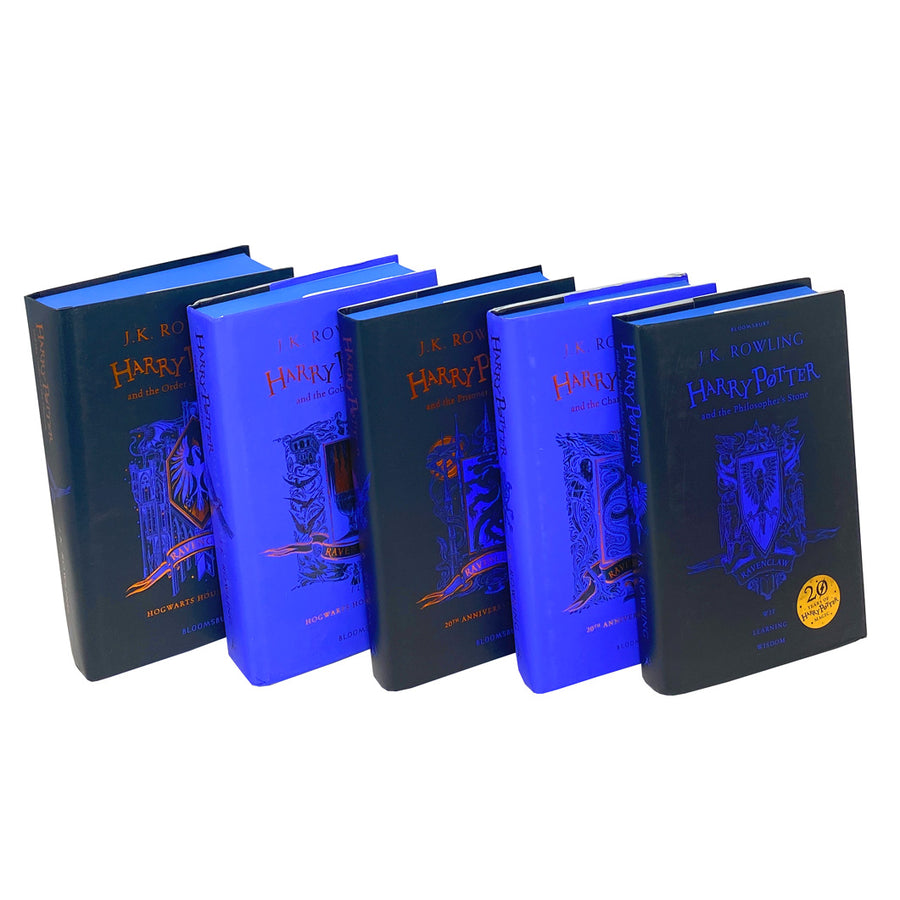 Harry Potter 5 Books Set Collection Ravenclaw Edition By J.K Rowling ...