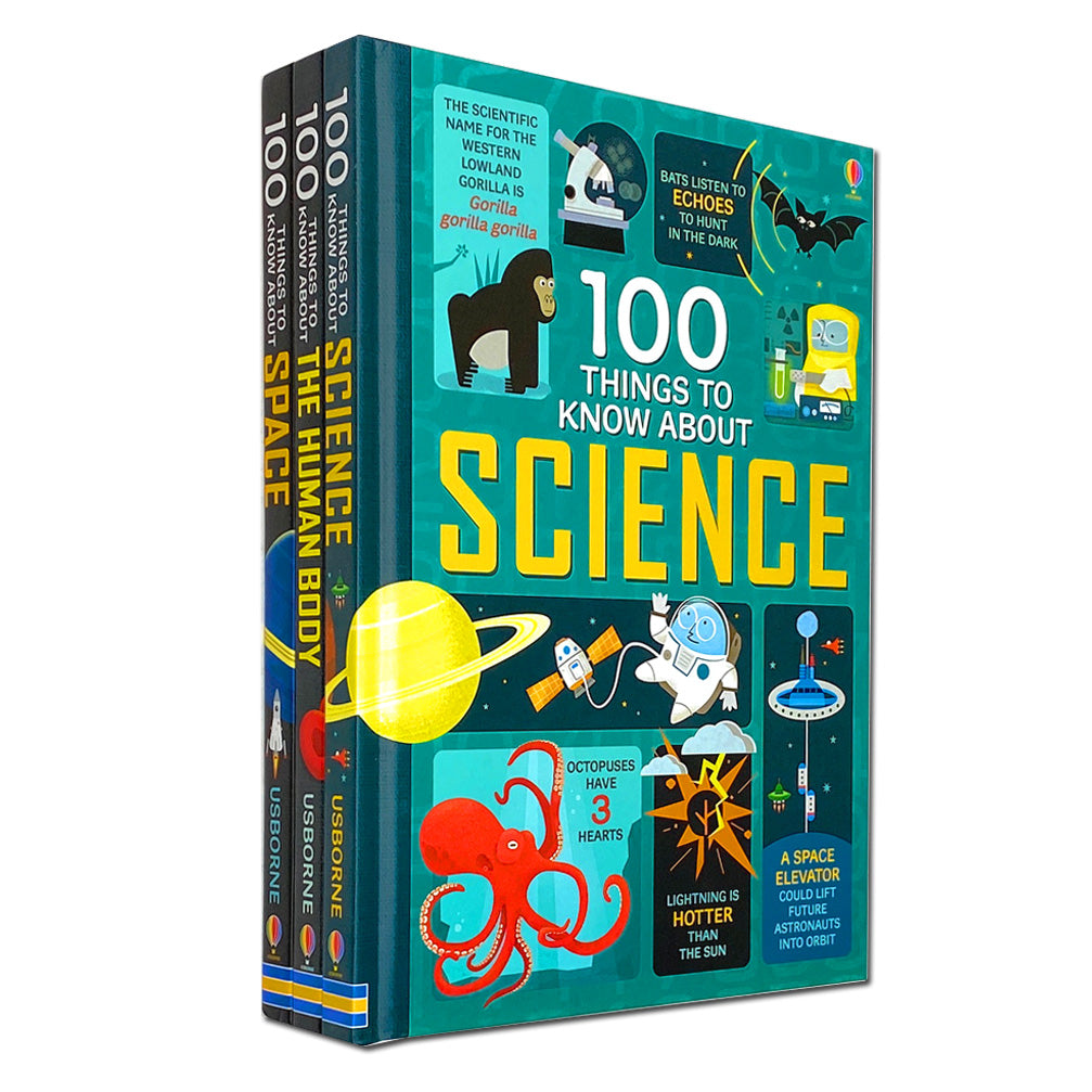 100 Things to Know About Science and Space - 3 Book Collection for Kids ...