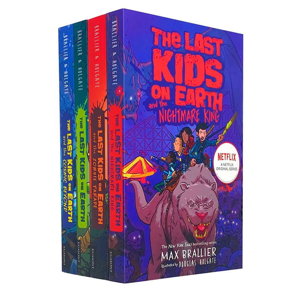 The Last Kids on Earth Collection 4 Books Set By Max Brallier Netflix ...