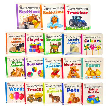 Baby's Very First Library 18 Board Books Box Set To Help Little Ones L ...