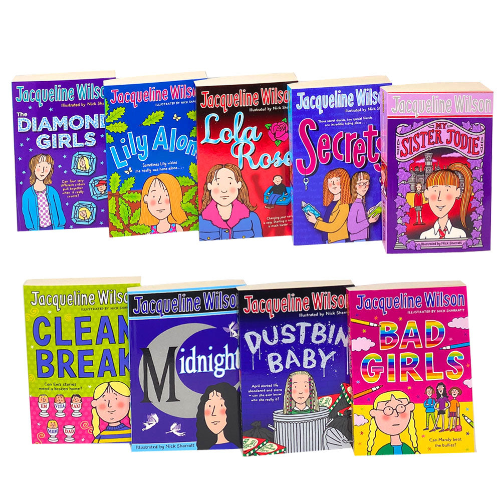 Jacqueline Wilson 9 Books Collection for Kids Aged 12+ - Fiction ...
